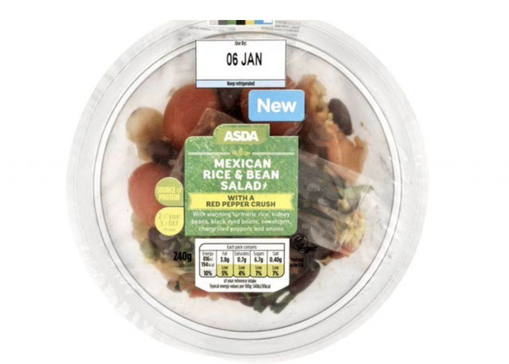 Asda launches new range of vegan lunch options