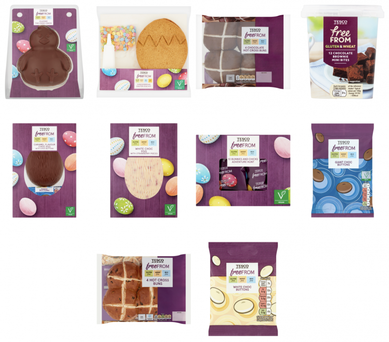 Tesco launches its biggest Free From Easter range ever with something ...